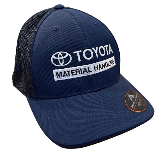 Accessories | Nwt Toyota Material Handler Blue Fitted Ballcap Lxl 7 38 ...